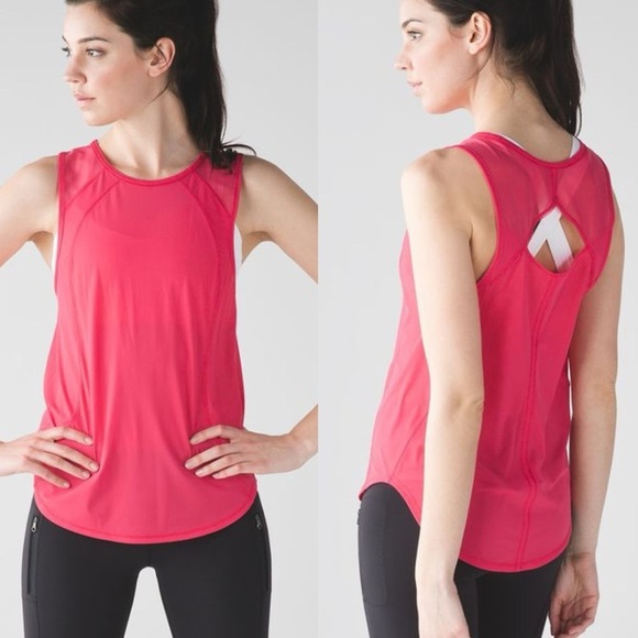 lululemon athletica | Tops | Lululemon Sculpt Tank Boom Juice Pink ...